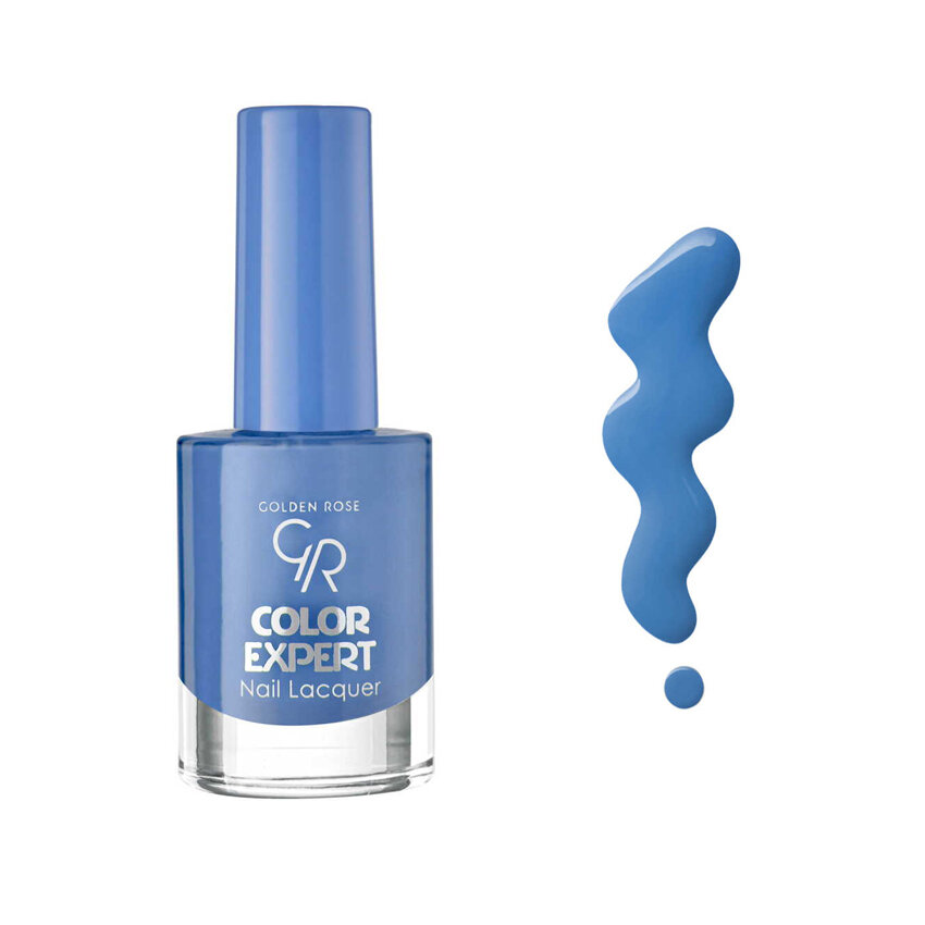 Лак Golden Rose Color Expert, голубой, защита, выравнивание тона, освежающий