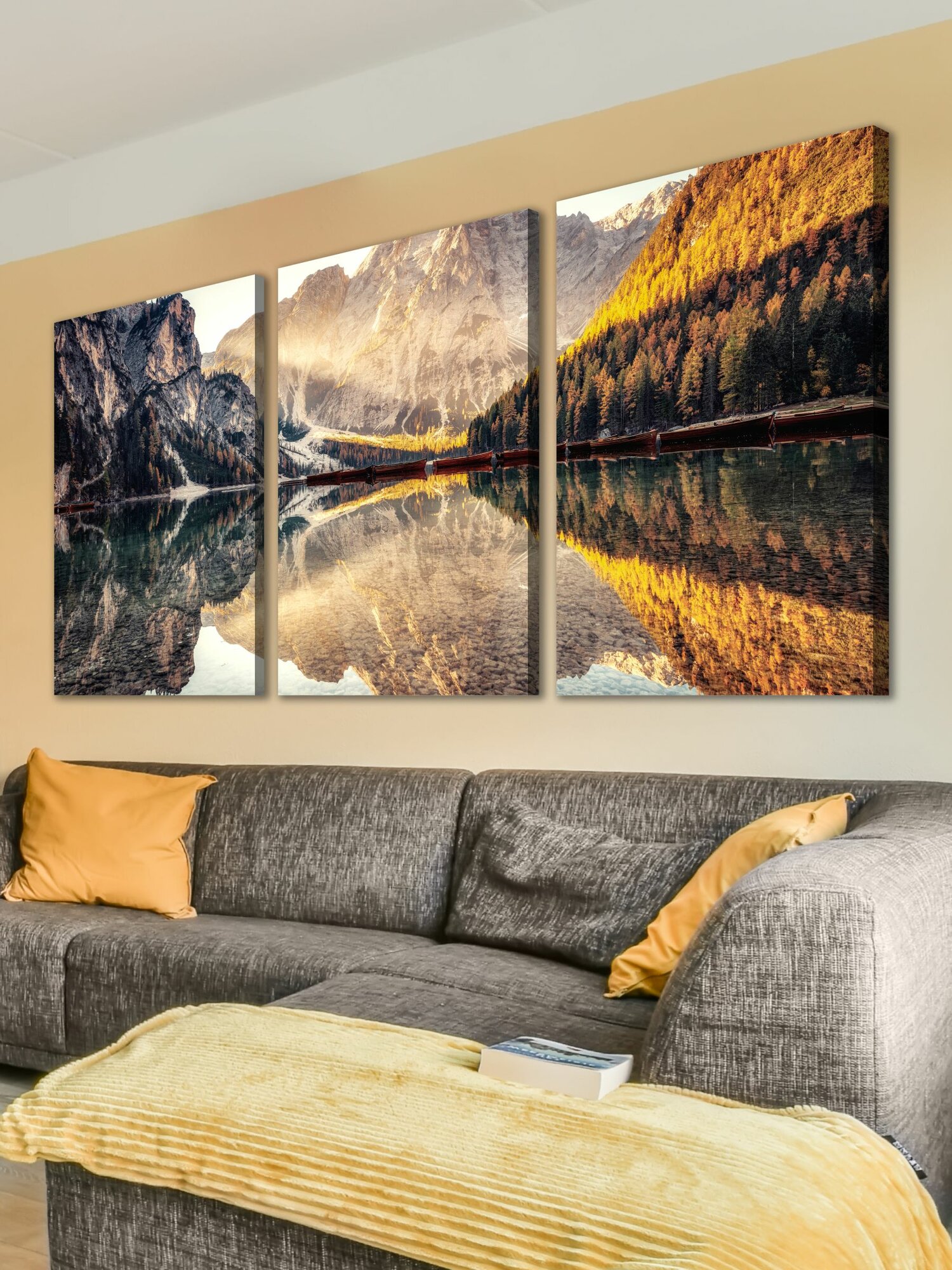 Картина на стену модульная "Высотная гладь", 150 см х 70 см