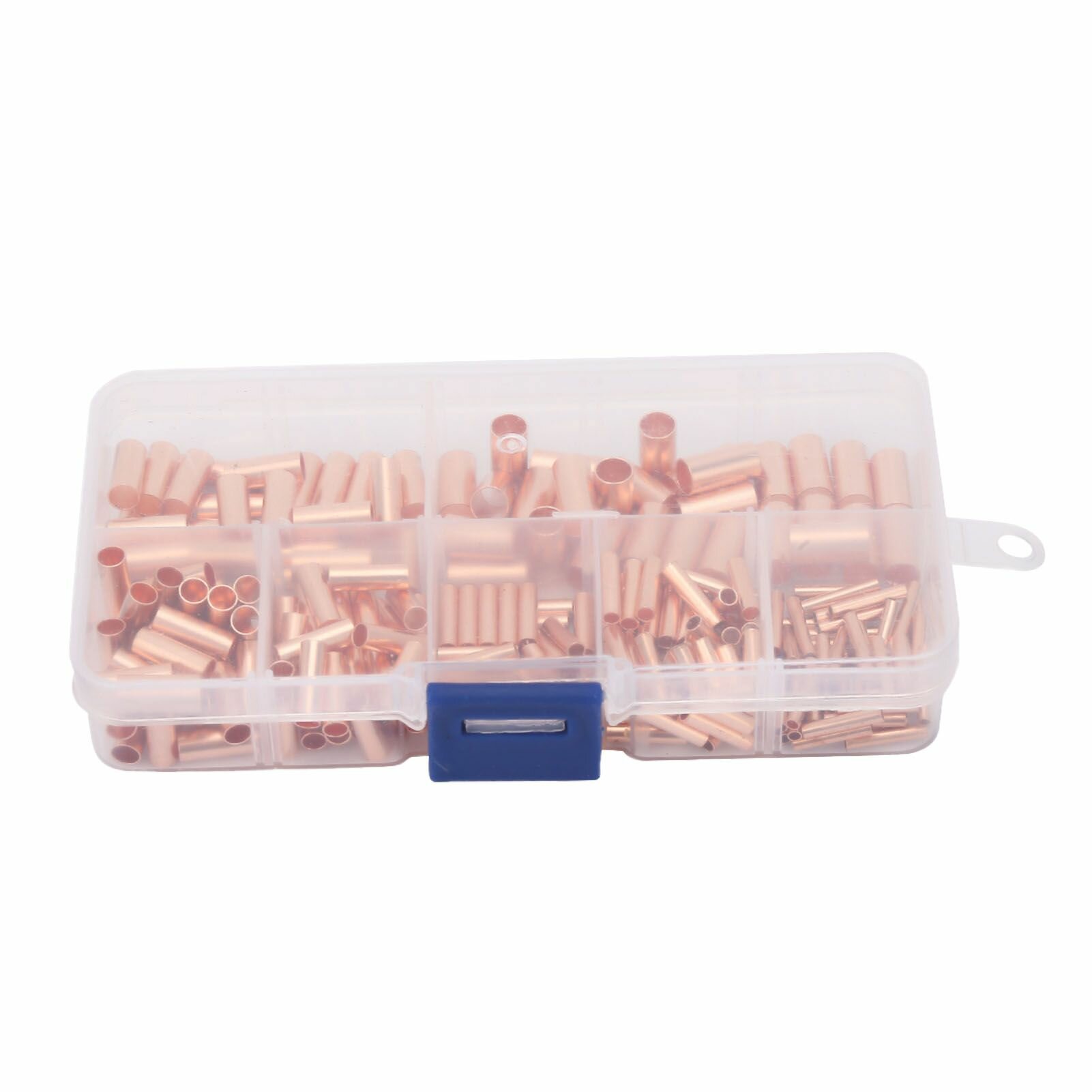 Соединительные трубки из красной меди 6 мм, 250 шт, промежуточные соединительные трубки для электропроводки и ремонта цепей