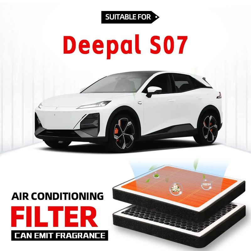 Для Changan Deepal S07 Фильтр салона Воздушный фильтр Фильтр кондиционера с активированным углем с ароматом для очистки воздуха салона автомобиля