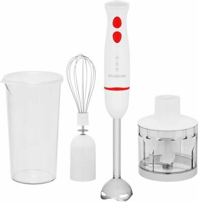 Блендер погружной Starwind SBP2242 500Вт белый/оранжевый