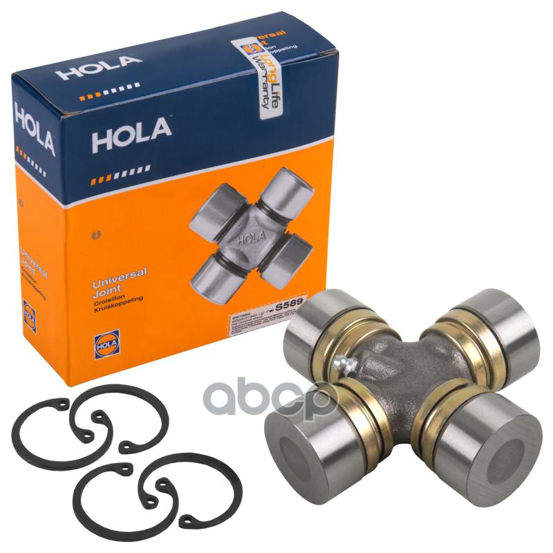 Крестовина обслуживаемая 98x35 (под стопорные кольца) GAZ 53, 66, 3307,3308, PAZ 3205 HOLA S589 HOLA арт. S589