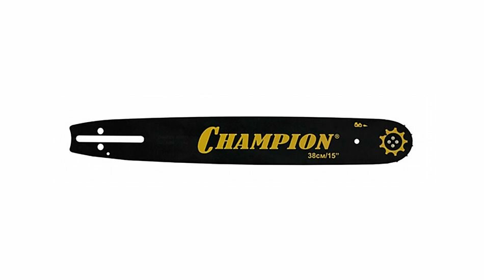 Шина CHAMPION 15", 0,325-1,5мм, 64зв Длина шины - 15" / 37 см Количество звеньев - 64 Толщина звеньев - 1,5 мм