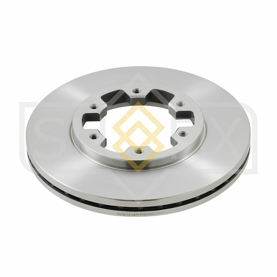 Диск тормозной передний, 277x26, для Тойота Авенсис арт FX1877