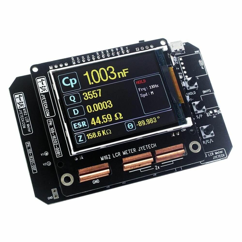 Акриловый Измеритель LCR M162 DIY Kit Базовая версия USB Полностью Автоматический Диапазон Простая Сборка с Акриловым Защитным чехлом