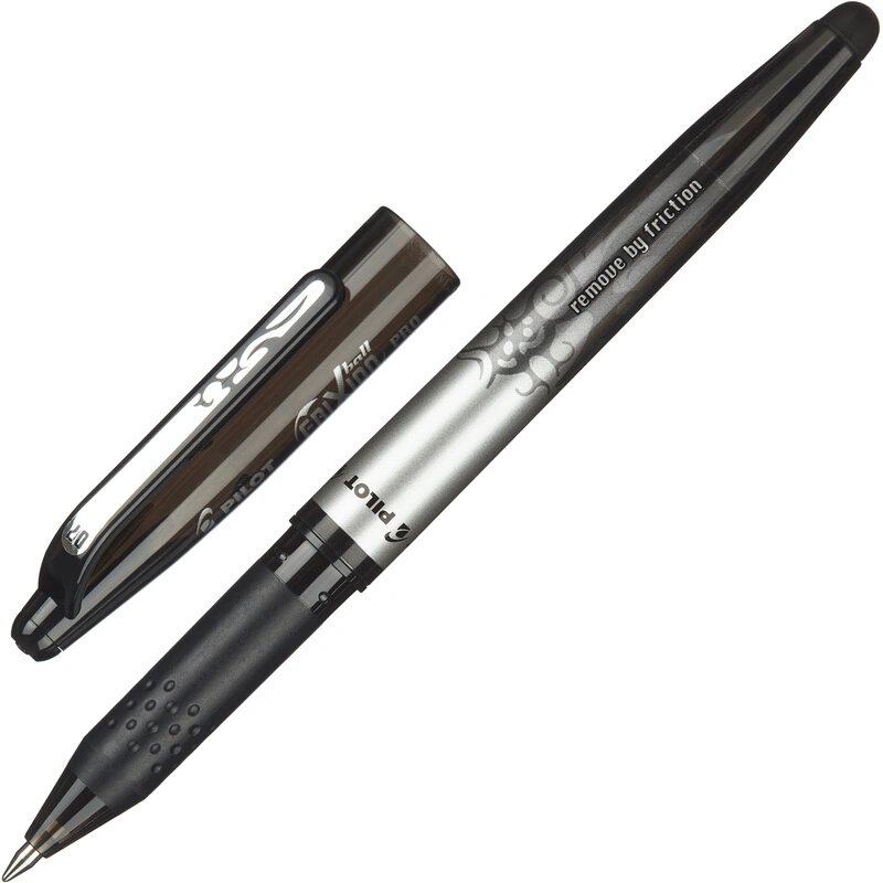 Ручка гелевая PILOT BL-FRO7 Frixion Pro резин. манжет. 0,35мм черный