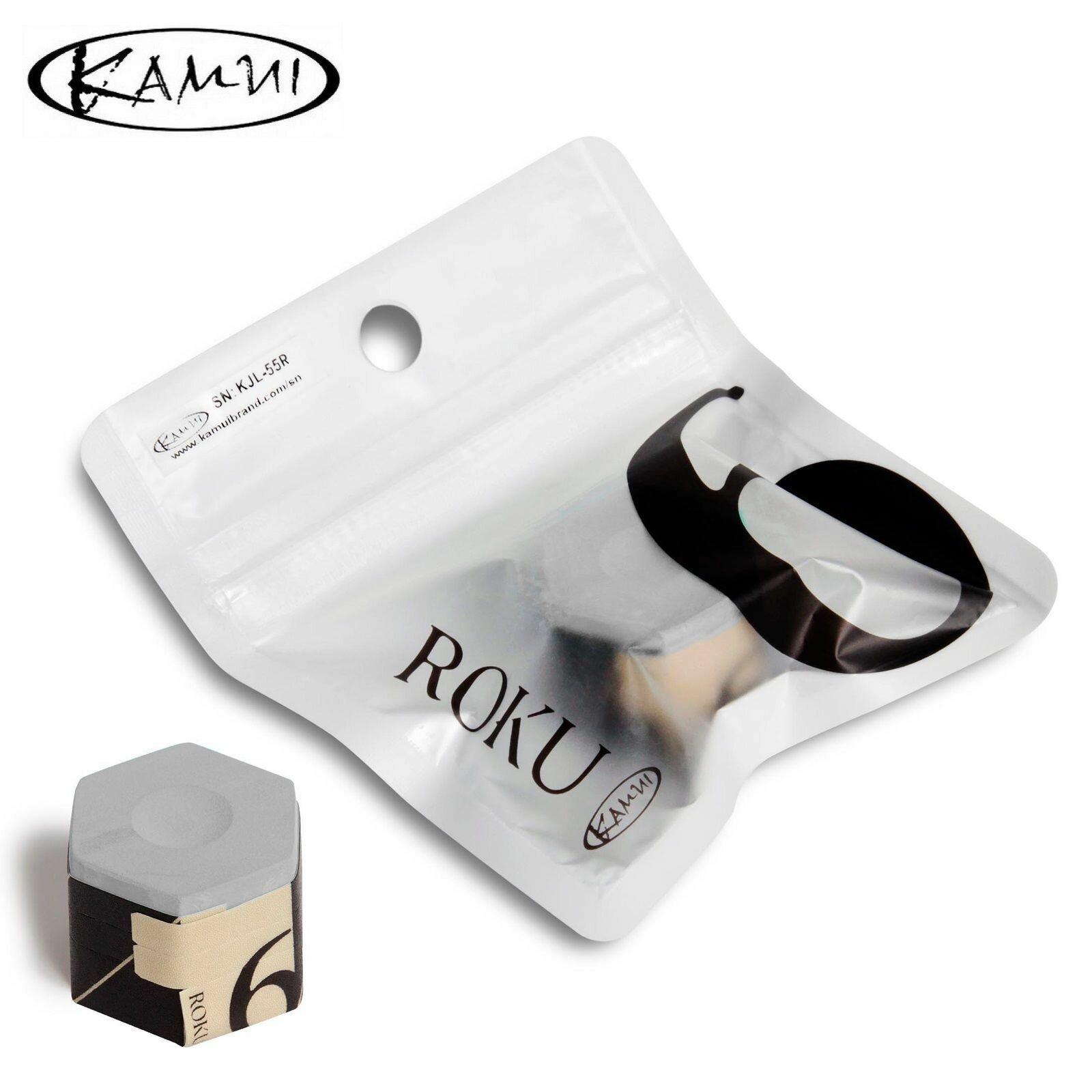 Бильярдный мел Kamui Roku высокоэффективный мел для кия с уникальной шестигранной структурой, улучшающий сцепление и предотвращающий киксы