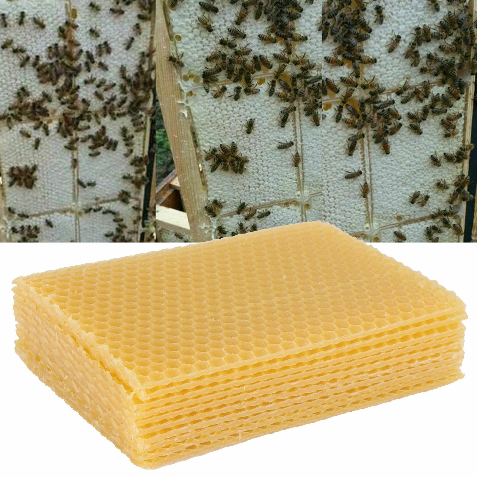 10 шт. пчелиный воск для пчеловодства, восковая рамка для улья для полировки пола мебели