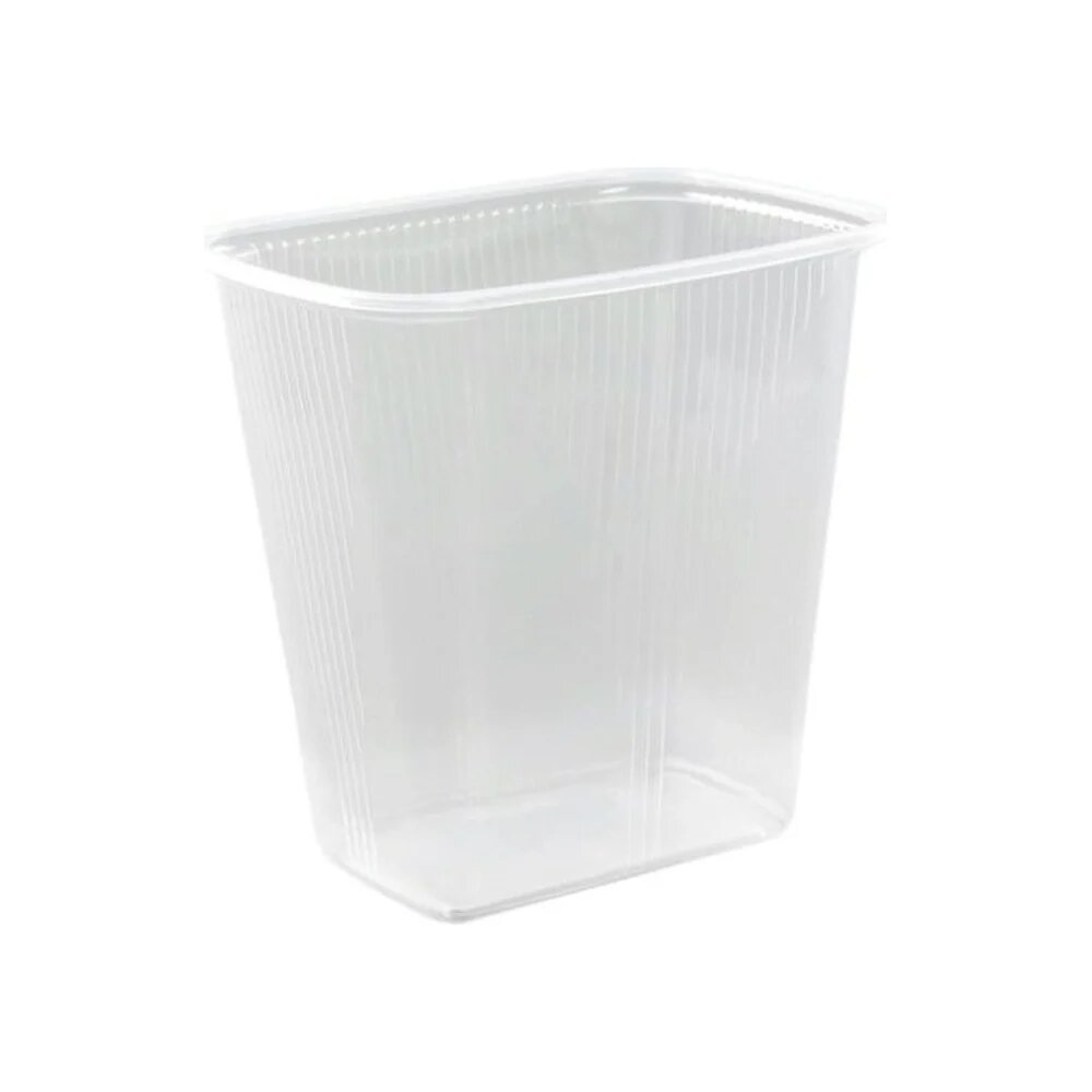 Юпласт Одноразовый контейнер 500 мл, Комплект 100 шт, Без Крышки, 108x82 мм прозрачные, Пп, 607533