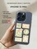 Чехол на Apple iPhone 15 Pro / Айфон 15 Про с принтом "Милые марки", прозрачный