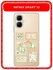 Чехол на Infinix Smart 10 / Инфиникс Смарт 10 с принтом "Милые марки", прозрачны...