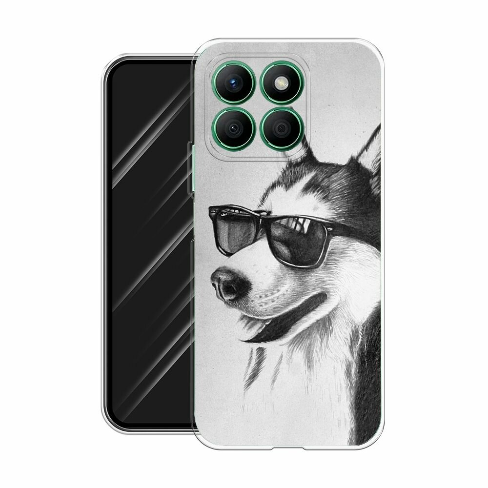 Силиконовый чехол на Honor X8B / Хонор X8B с принтом Крутой Хаске — фото 1