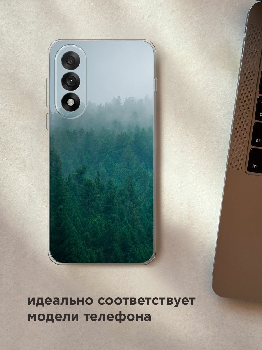 Чехол на OnePlus Nord 5 / Ван Плас Норд 5 с принтом "Лес в облаках" — фото 1