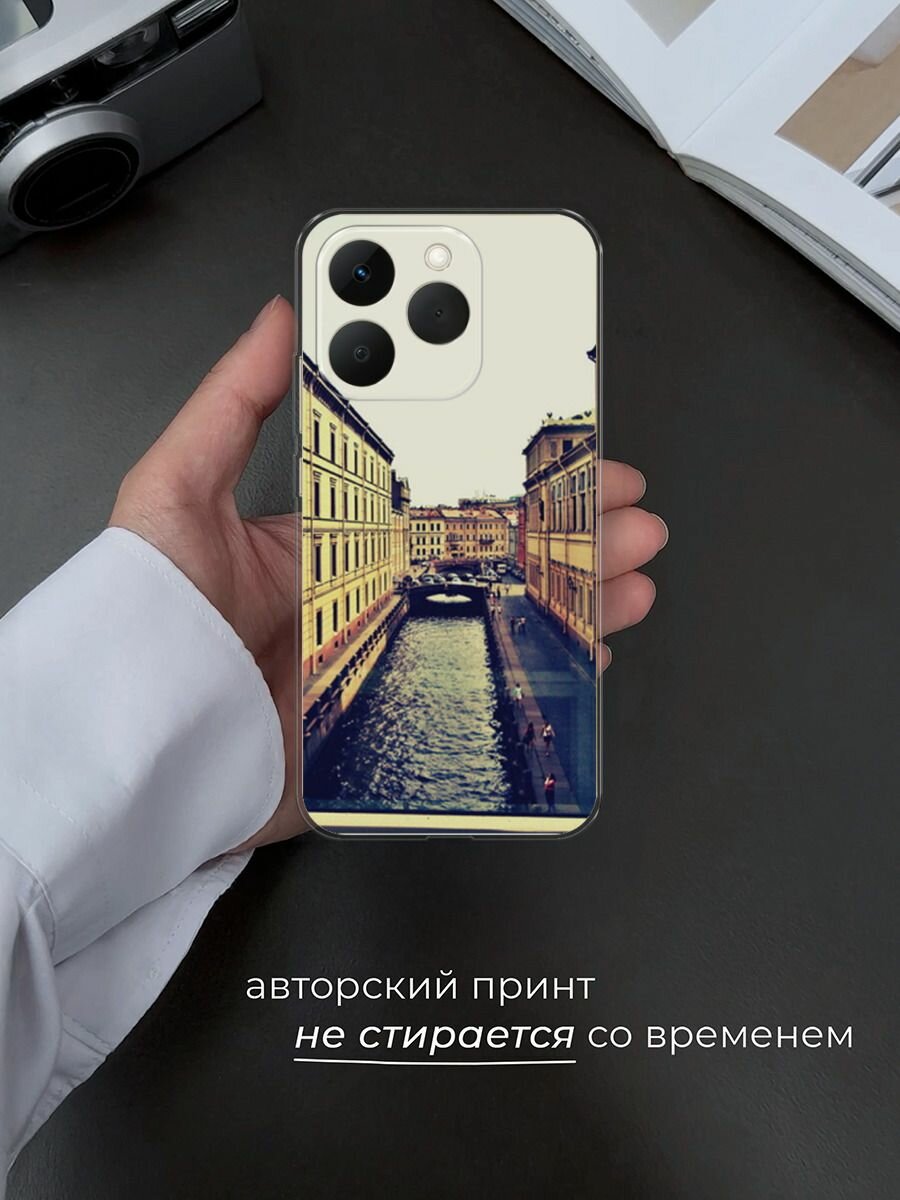 Чехол на Realme 15T / Реалми 15Т с принтом "Санкт-Петербург" — фото 1