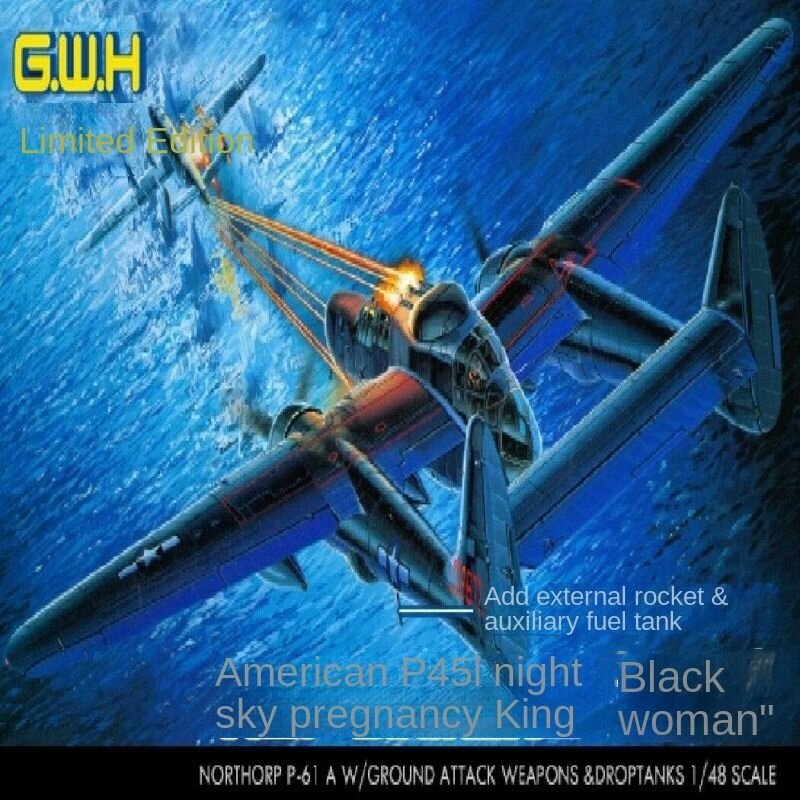 Great WaLL Hobby S4807 1/48 S4807 northrop p-61a w/ground с оружием для наземных атак-droptankS hotSaLe самолеты