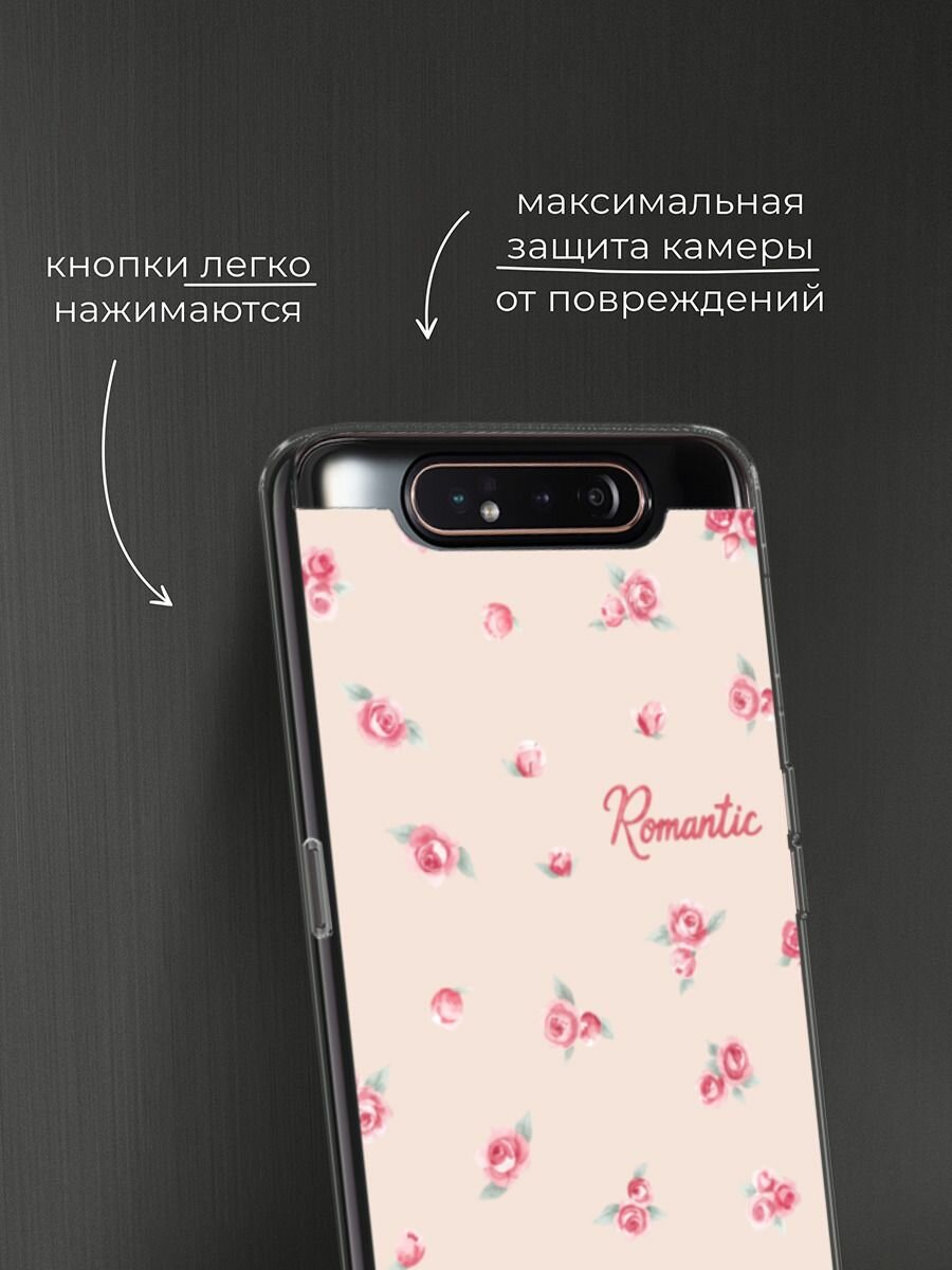 Чехол на Samsung Galaxy A80 / Самсунг Гэлакси A80 с принтом "Romantic" — фото 1
