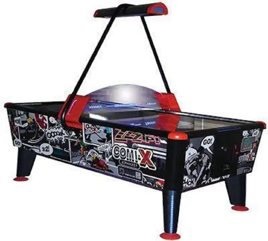 Аэрохоккей Weekend Billiard Company Comix 8F, LED-подсветка, для игры, черный