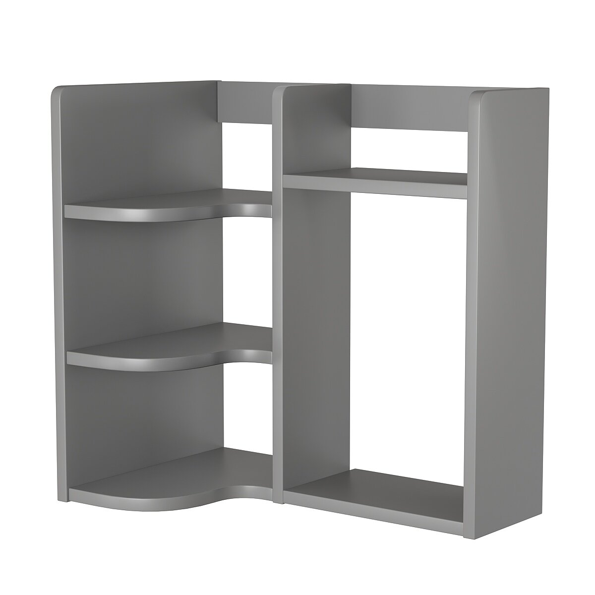 Полка настольная Вектор №27, Темно-Серый. Производство товара - компания ТОБ.