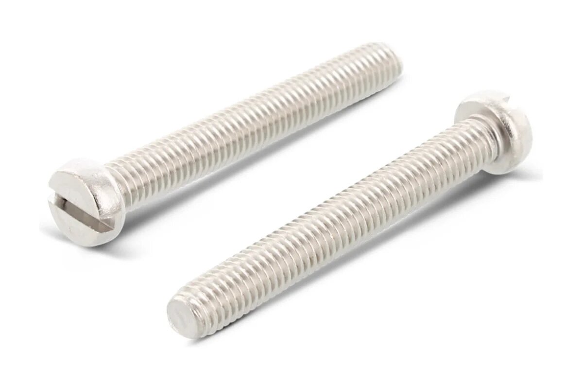 Metiz-A2 DIN 84 винт цилиндрической головки с прямым шлицом M10x30 нержавеющая сталь A2 1шт