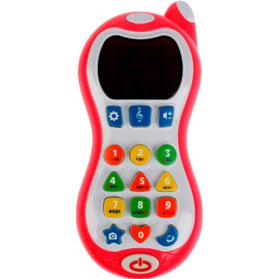 Музыкальная игрушка Умка HT1066-R2 Телефон с обучающим экраном Буба 150 песен, стихов, звуков