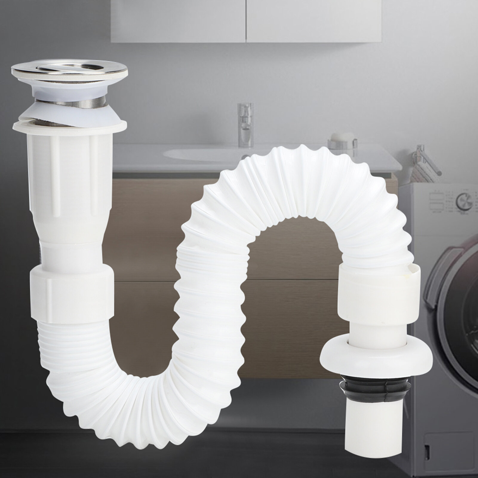 2 шт, гибкий сливной шланг для ванной комнаты, сливной шланг, аксессуары для слива воды