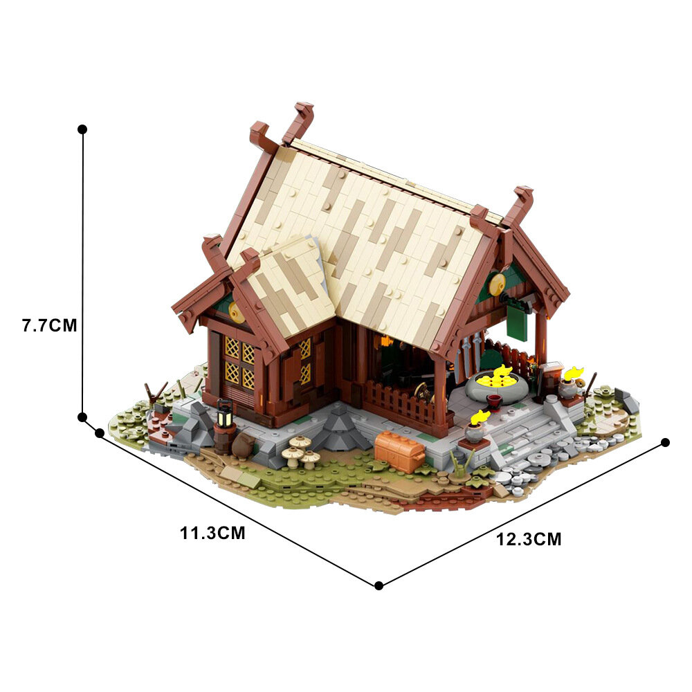 MOC-138540 Игрушка-строительный блок «Властелин колец Архат Кузнец», совместимая с LEGO, трансграничные популярные товары, дропшиппинг