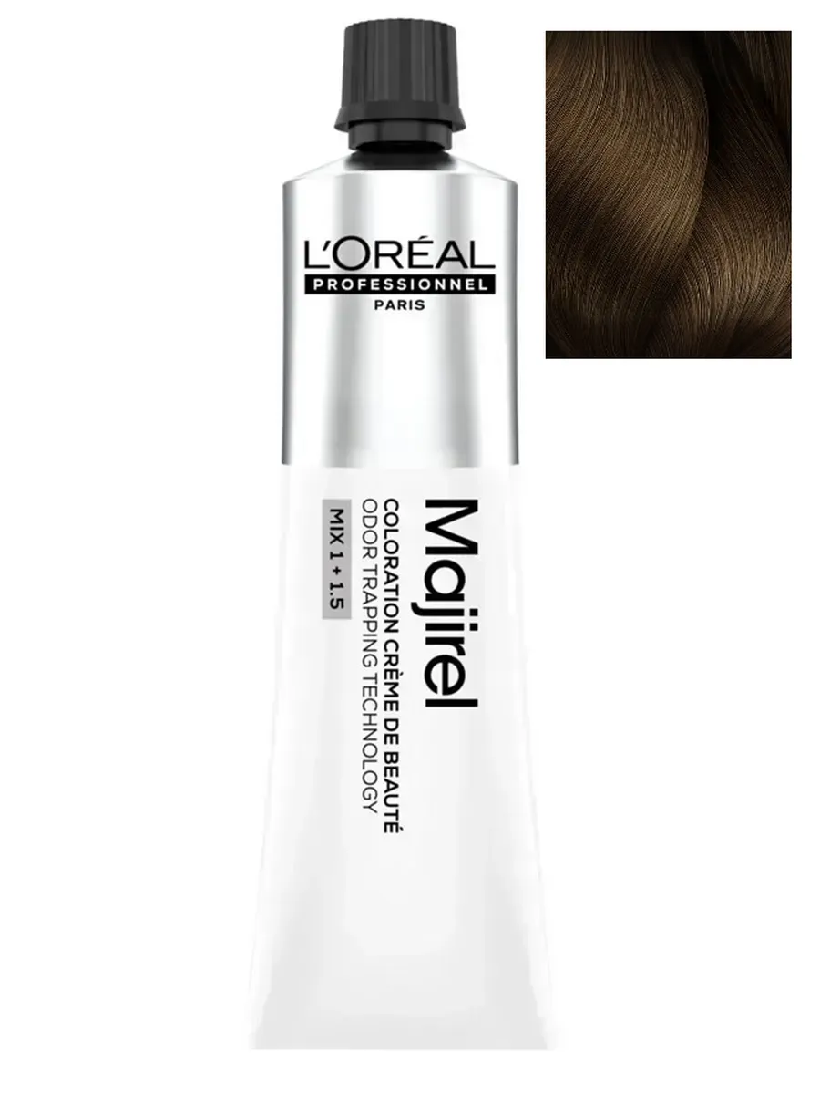 Краска для волос L'Oreal Professionnel Majirel [OTT] Краситель-крем с технологией улавливания запаха, 7.12