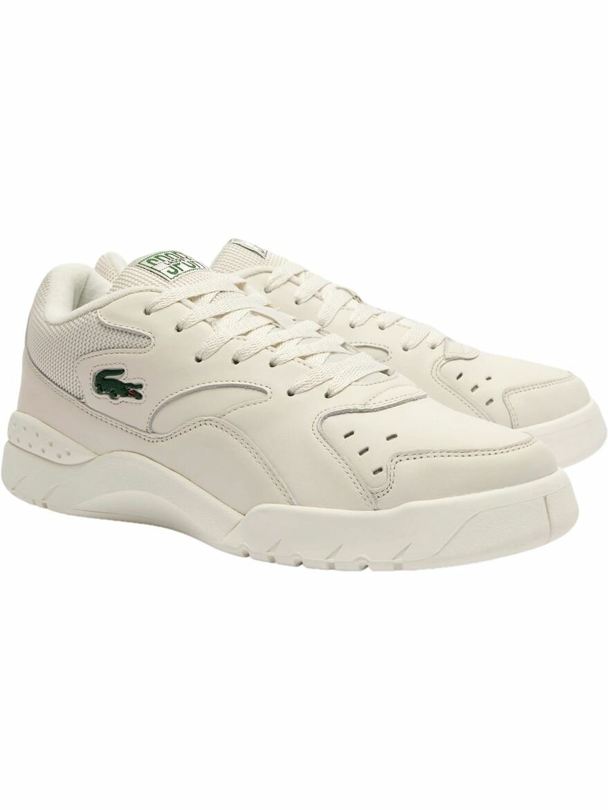 Кеды LACOSTE ACELINE 96, полнота F (EU)/ на среднюю стопу, размер 8,5 UK, белый-белый — фото 1