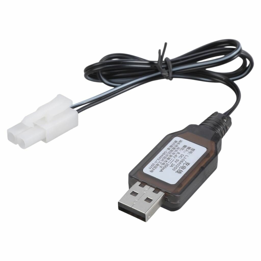 USB кабель для зарядки аккумуляторов 8.4V с разъемами L6.2 2P