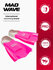 Ласты MAD WAVE Propellor max, с закрытой пяткой, короткие, цвет розовый, размер ...
