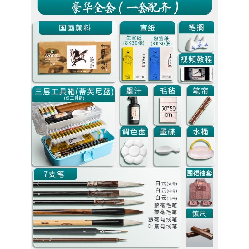 Набор для живописи Marley "Tiffany Blue", 36 цветов, 12мл