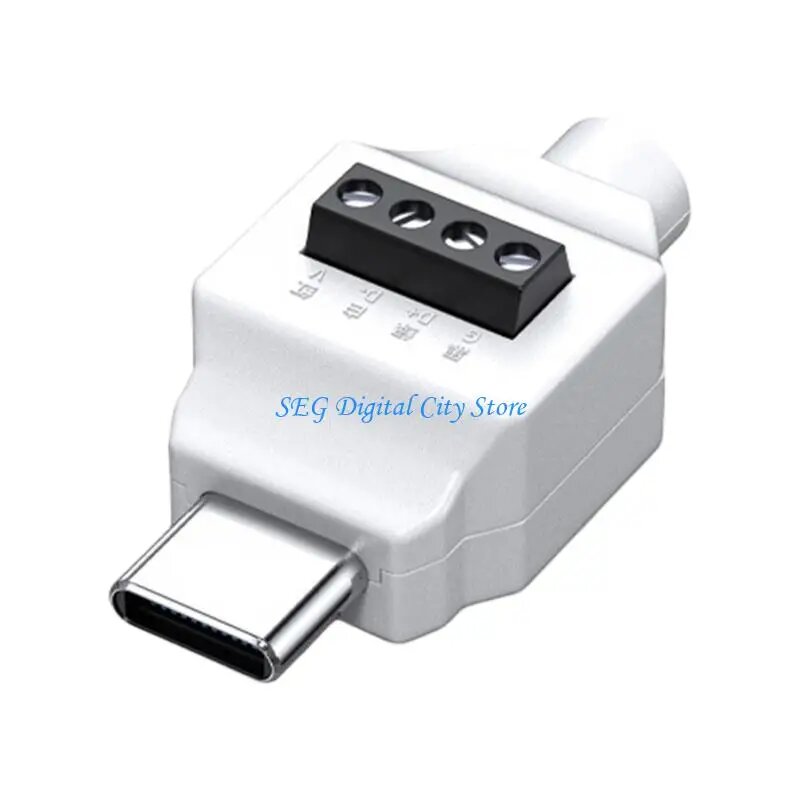 USB Type-C разъем для ремонта кабелей 4Pin