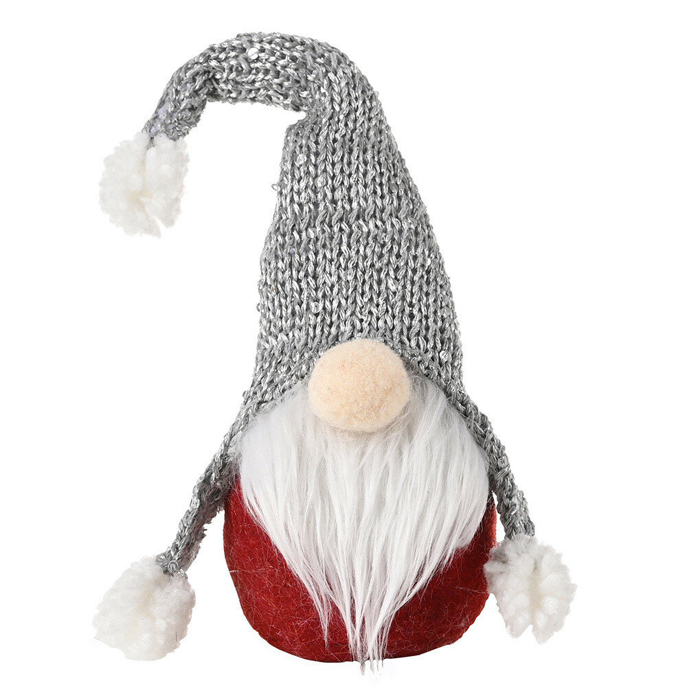 Игрушка креатив елочная мягкая висюлька лесной старик для новогоднего украшения дома стильа