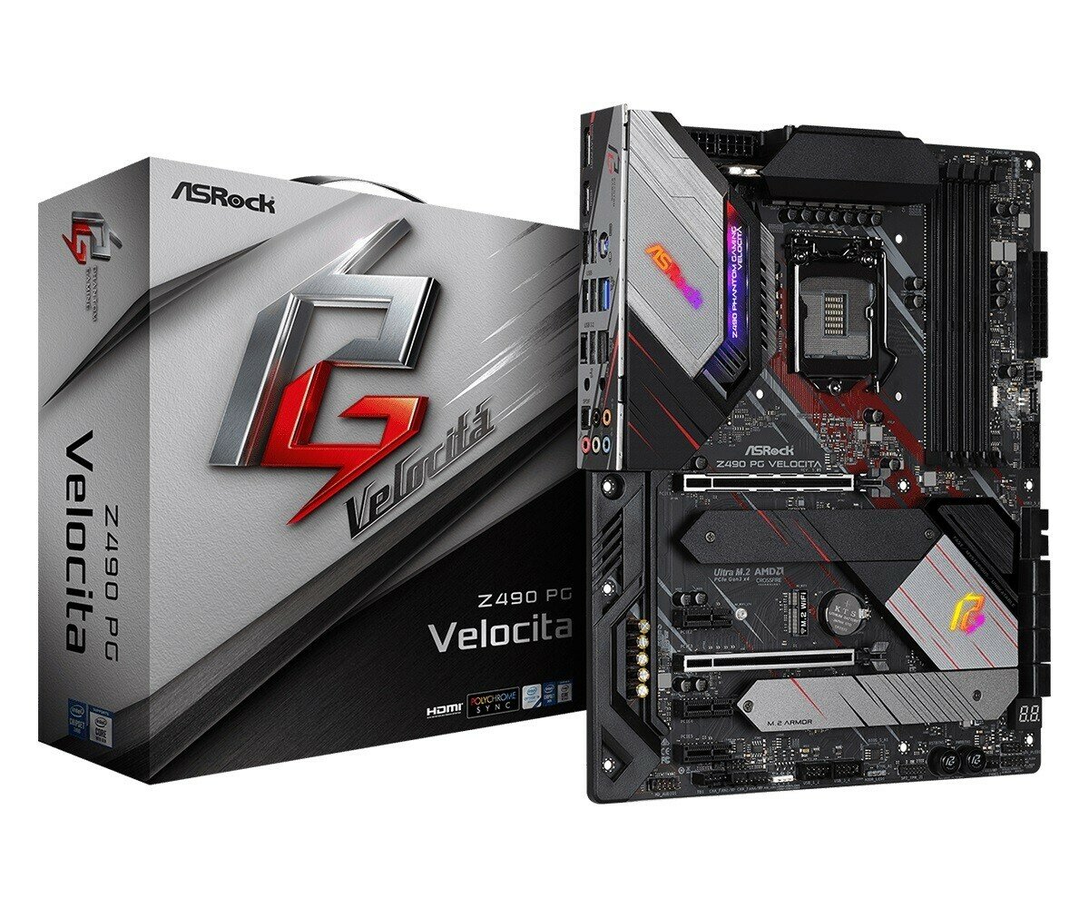 Материнская плата ASRock Z490 PG VELOCITA