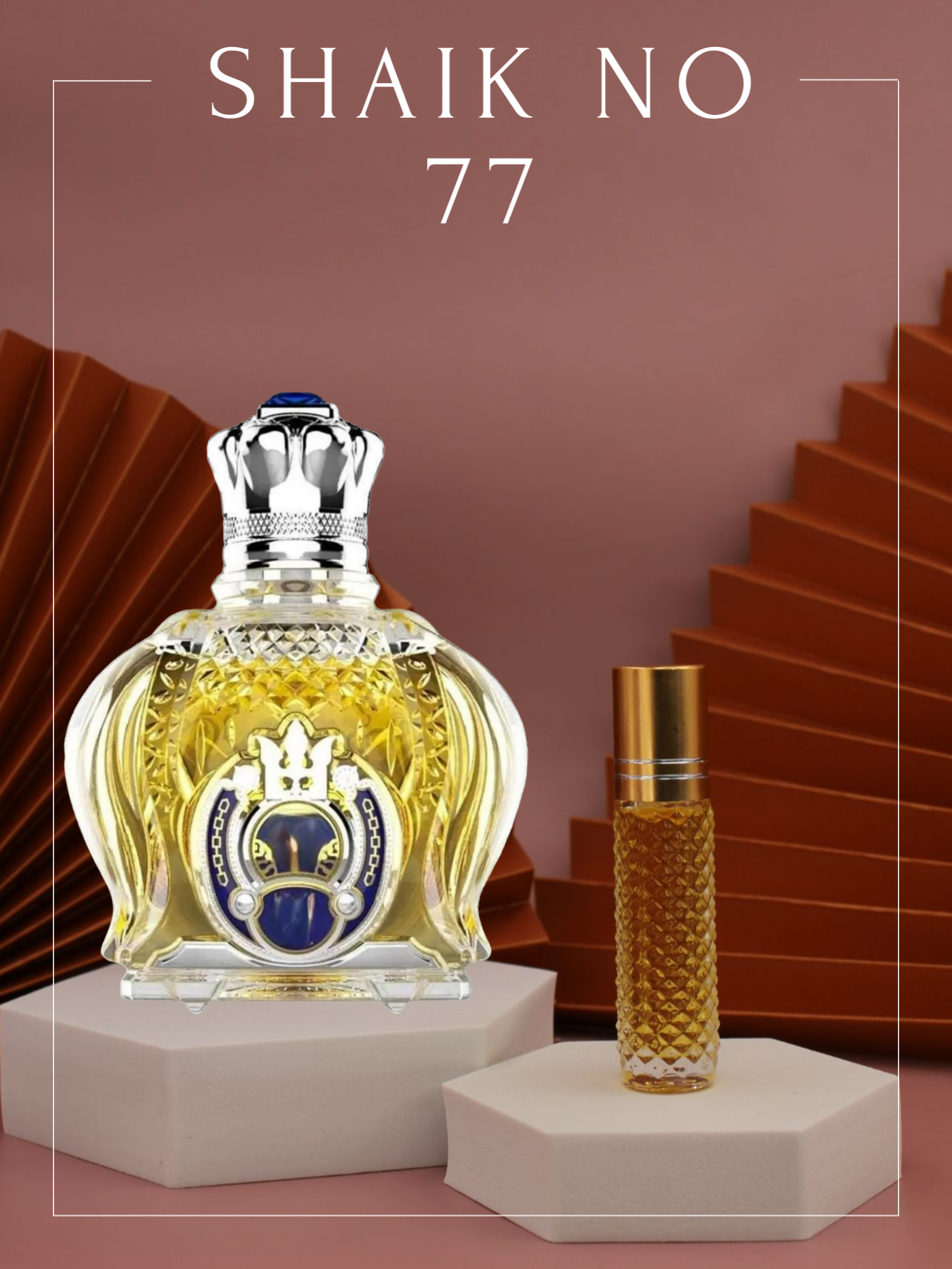 Духи масляные Shaik No 77; Timeless Perfume; Шейх 77 роликовый флакон 8 мл