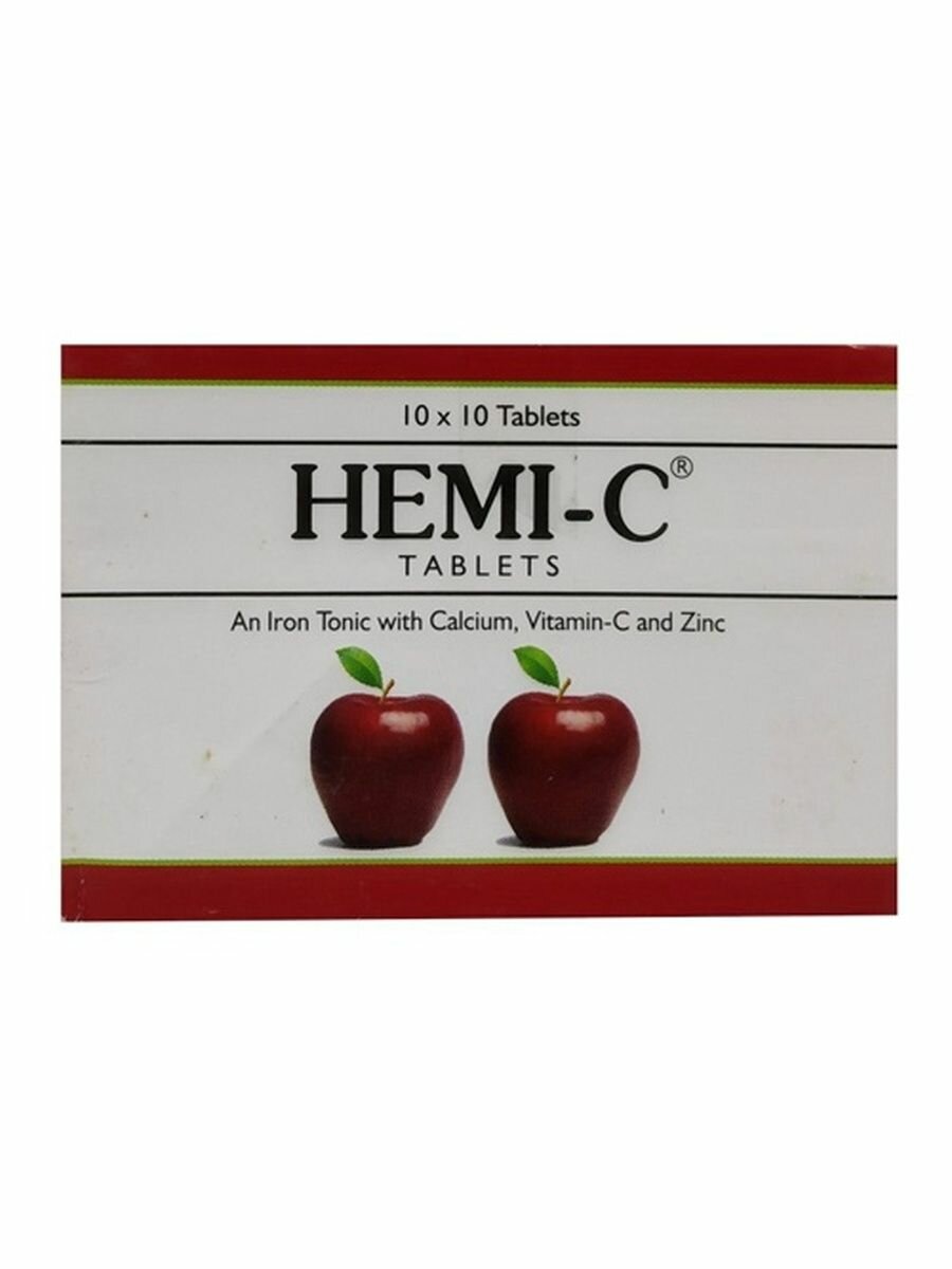 Хеми-С - для повышения гемоглобина / Hemi-C Arya Aushadhi Pharmaceuticals 30 табл
