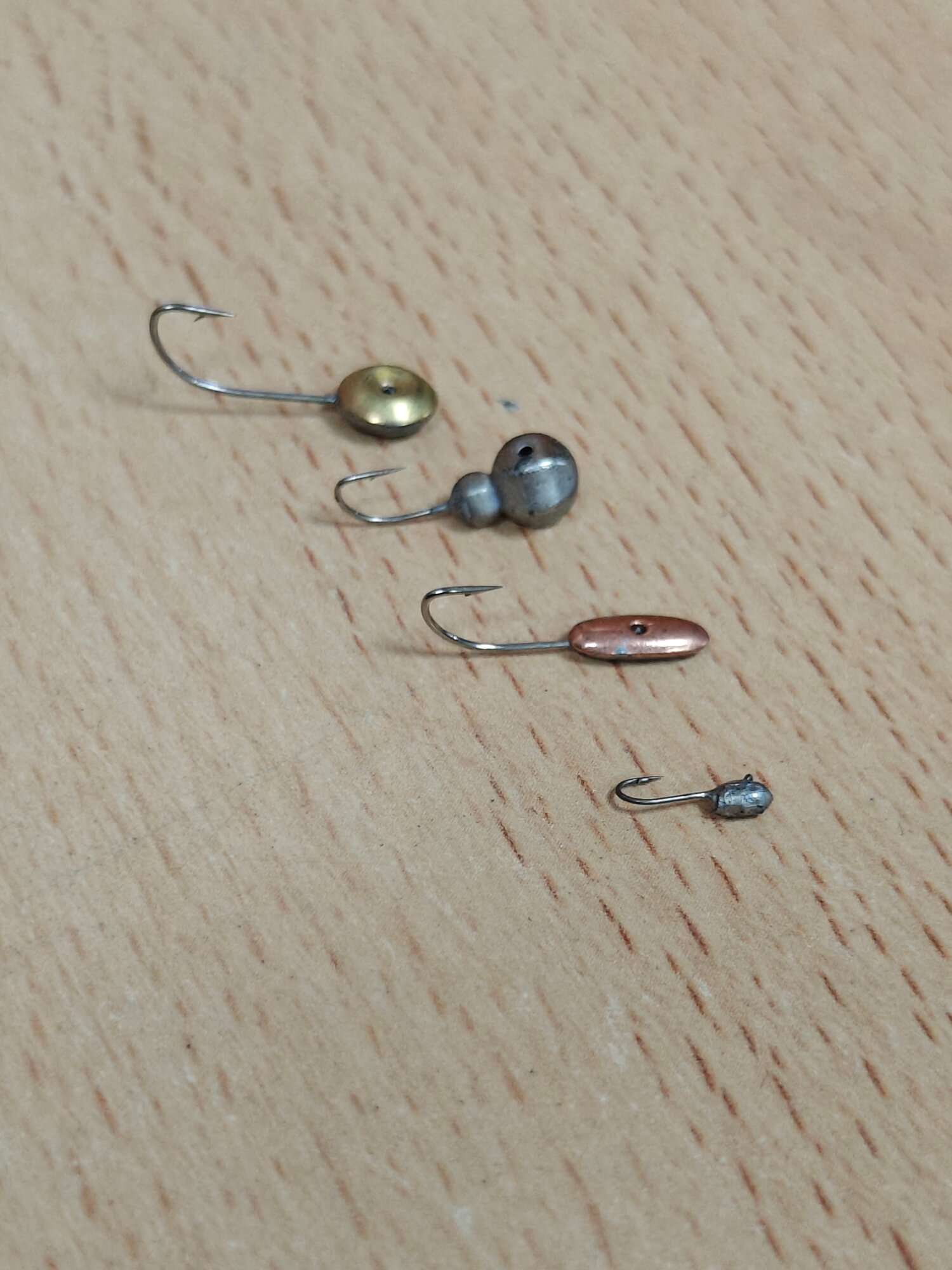 Мормышки для рыбалки, свинцовые/вольфрамовые мормышки ассорти набор 4 шт, 1,36гр/0.24гр/0,50гр/0.10гр