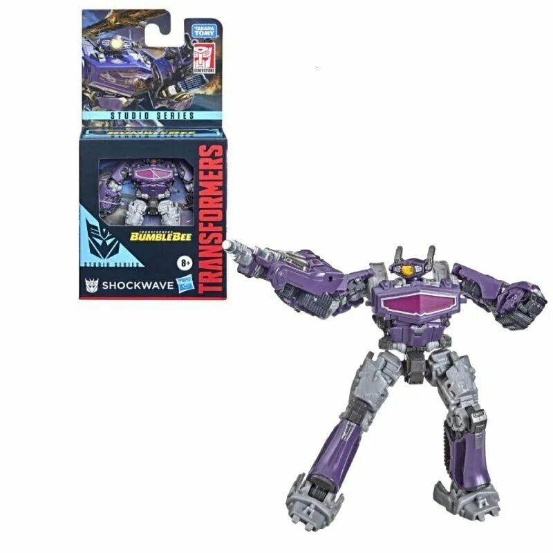 Игрушка Серия Transformers Studio Трансформеры основного класса: Фигурка ударной волны Бамблби, возраст от 8 лет, 3,5 дюйма F3139