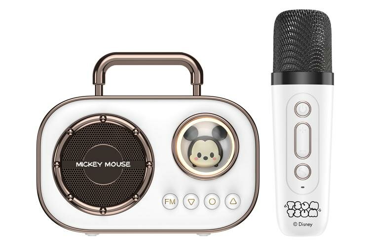 Bluetooth-колонка Disney Dual Band шумоподавляющая, белая, с двумя микрофонами, длительное время工作