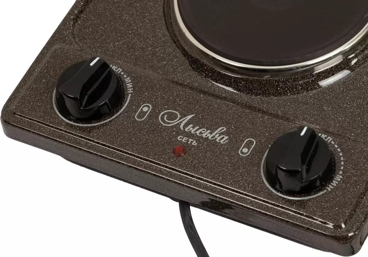 Электрическая плита Лысьва "Рябчик" ЭПБ 22, нержавеющая сталь, цвет коричневый