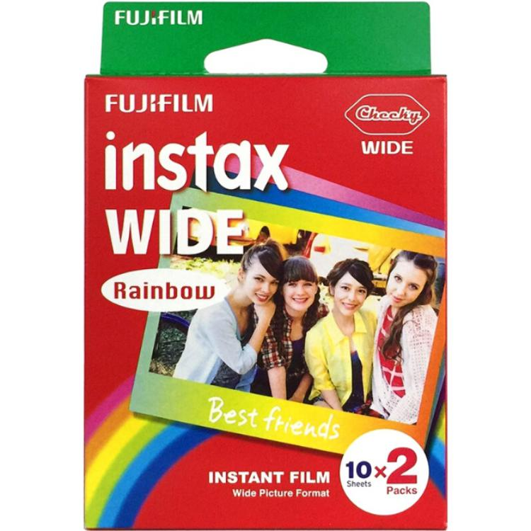 Фотобумага FUJIFILM INSTAX Rainbow широкого формата, multicolor, 40 шт.