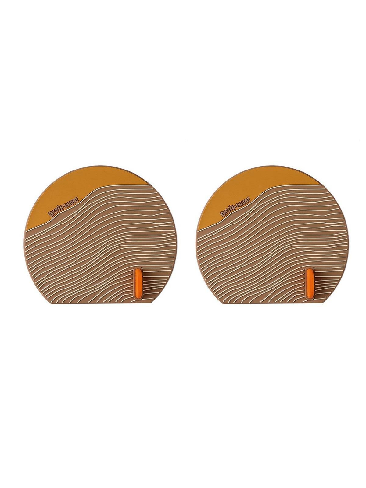 Плоская заглушка для волос с всасывающим сливом 2ШТ для домашней ванны и кухни