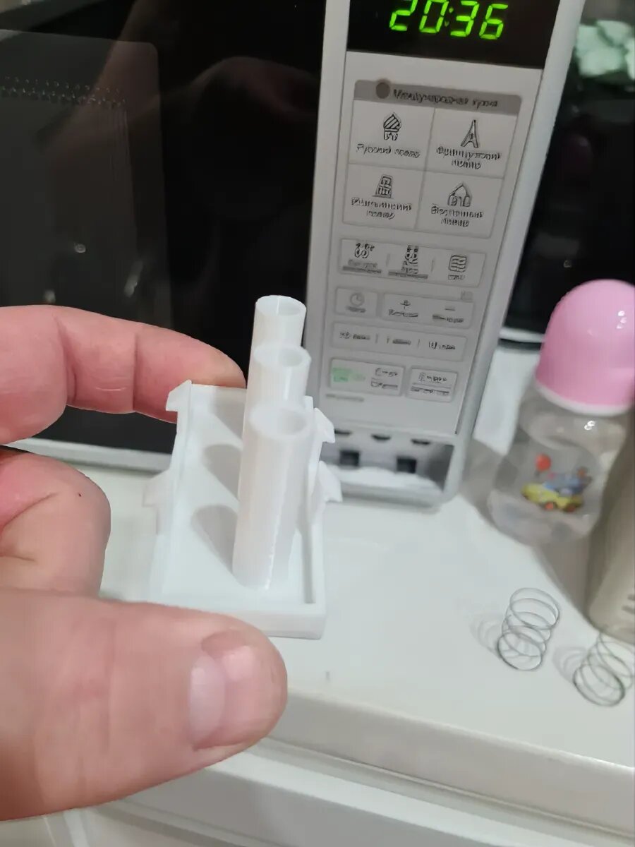 Кнопка для микроволновых печей , качественная , белого цвета