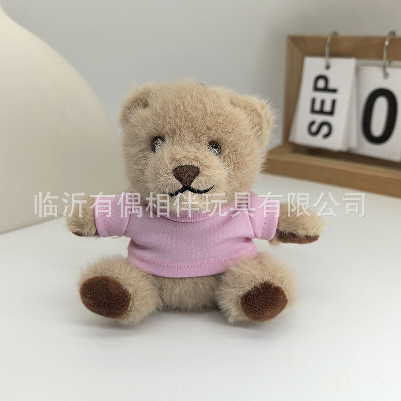 Симпатичный свитник медвежонок подвеска плюшевая игрушка маленькая кукла плюшевый медведь сумка подвеска брелок кукла