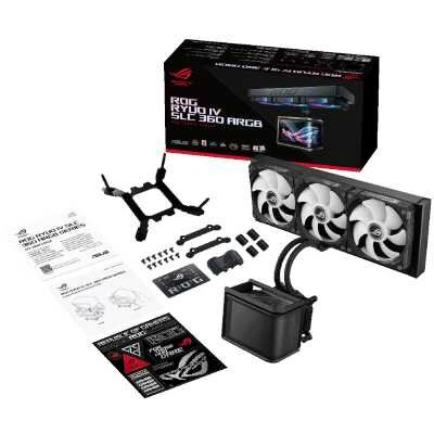 Кулер ROG Ryuo IV SLC 360 ARGB Black — фото 1