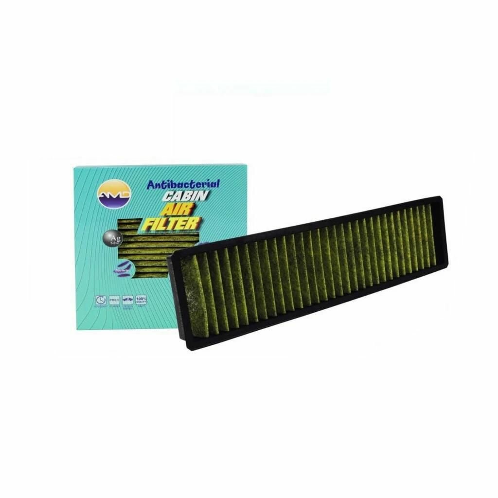 Фильтр салонный AMD AMD. FC774A 64319171858 антибактериальный, угольный 2 шт BMW 5 V E60, E60N 2003-2010, 5 V E61, E61N 2004-2010