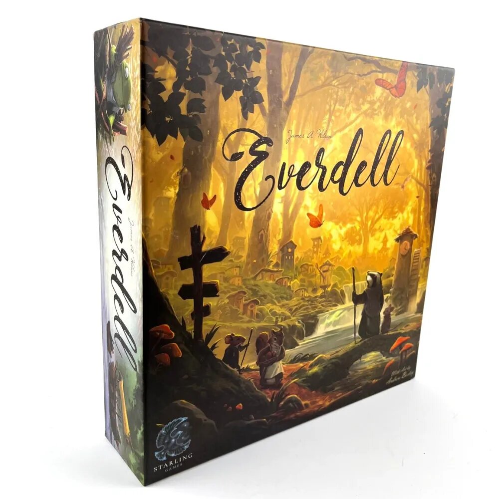 Настольная игра Everdell (Эверделл) на английском языке Стратегия для 1-4 игроков Сказочное градостроительство, BGG TOP!