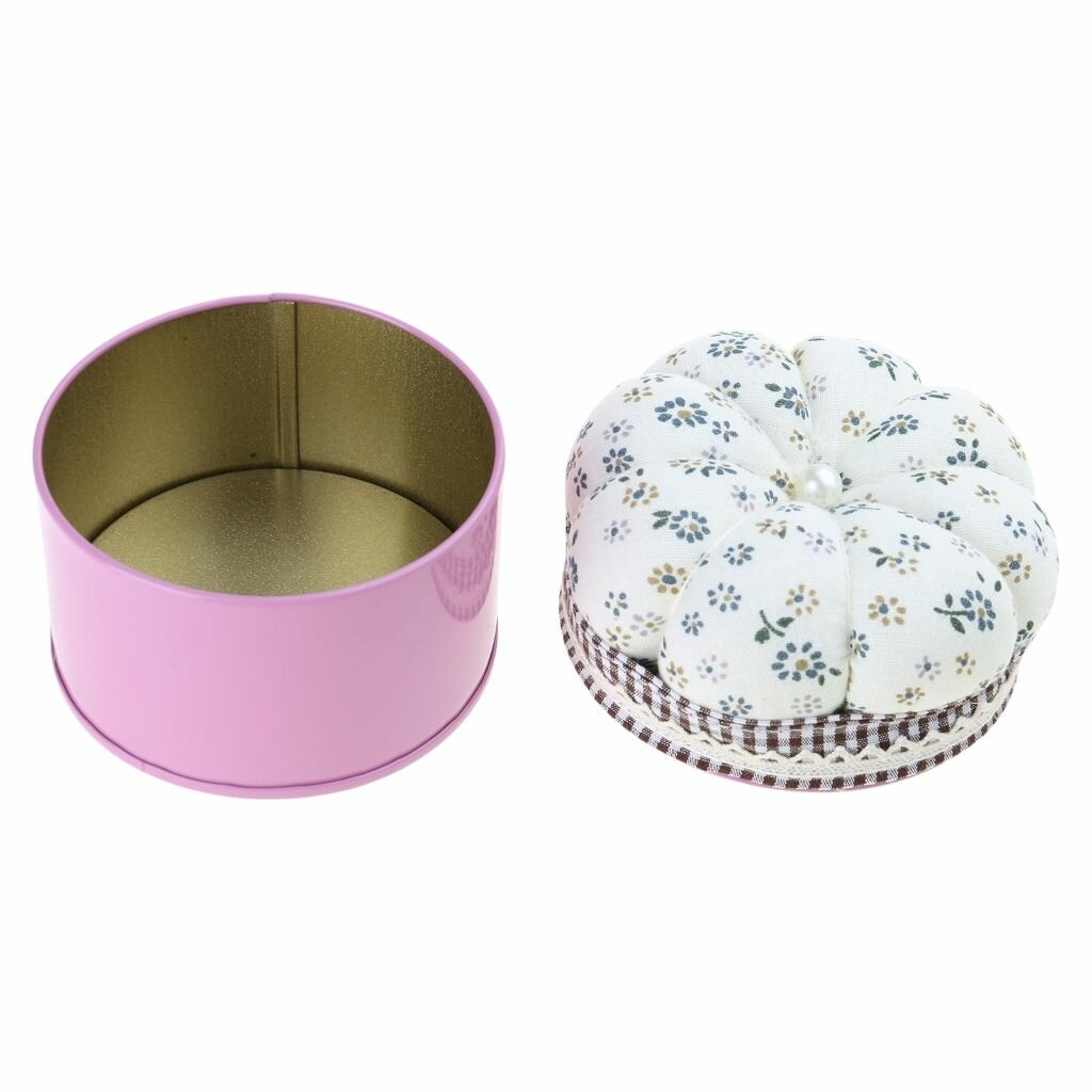 Игольница-цветок с футляром для хранения швейных принадлежностей, коробка для квилтинга