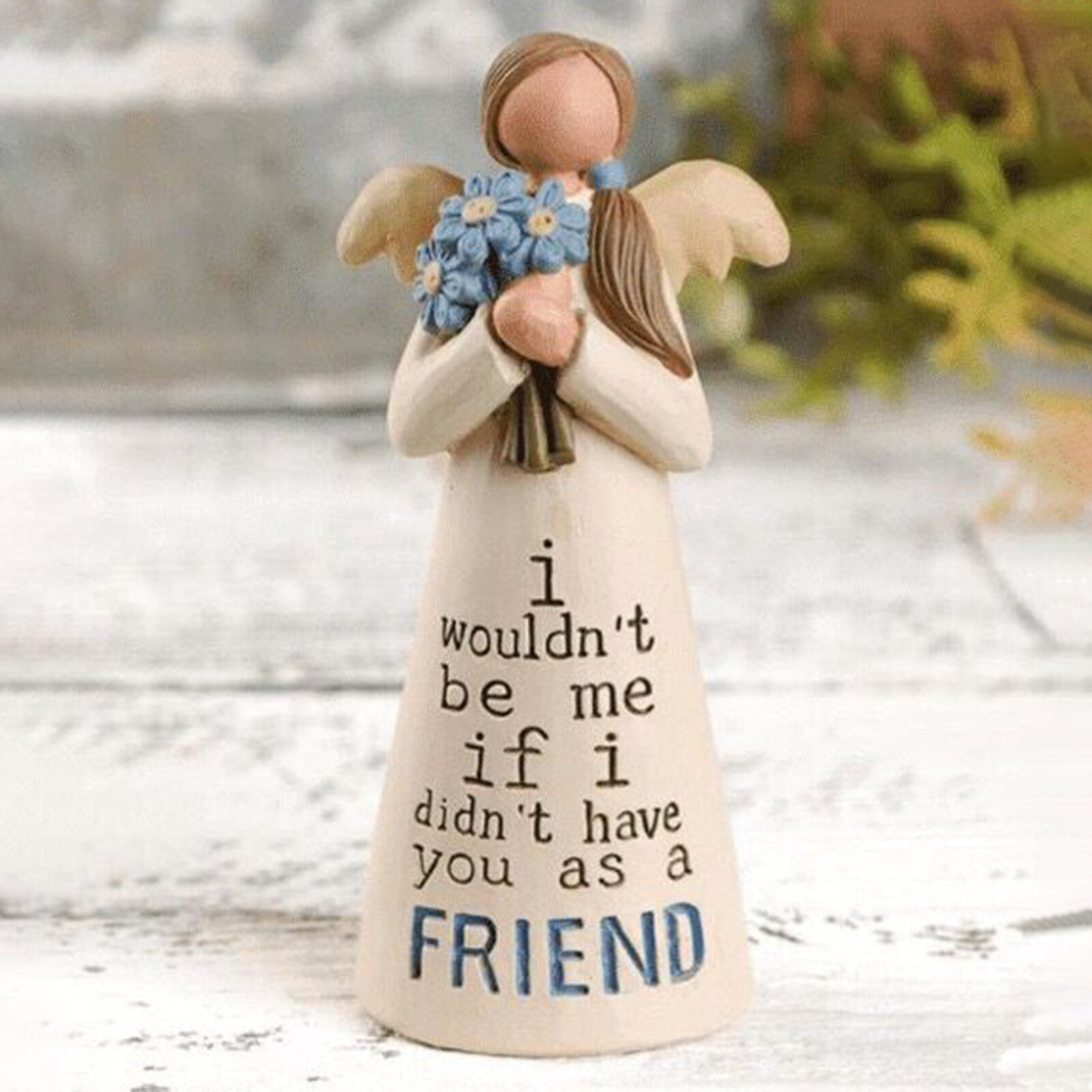 Кросс-граничные популярные рукодельные украшения творческие подарки памятные скульптуры дружбы настольные украшения для гостиной дома из смолы 5 украшений ангелы женщины букет