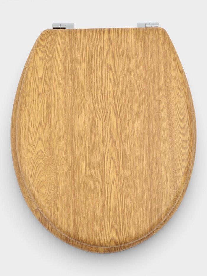 Сиденье для унитаза 45х36х5 см Натуральное дерево